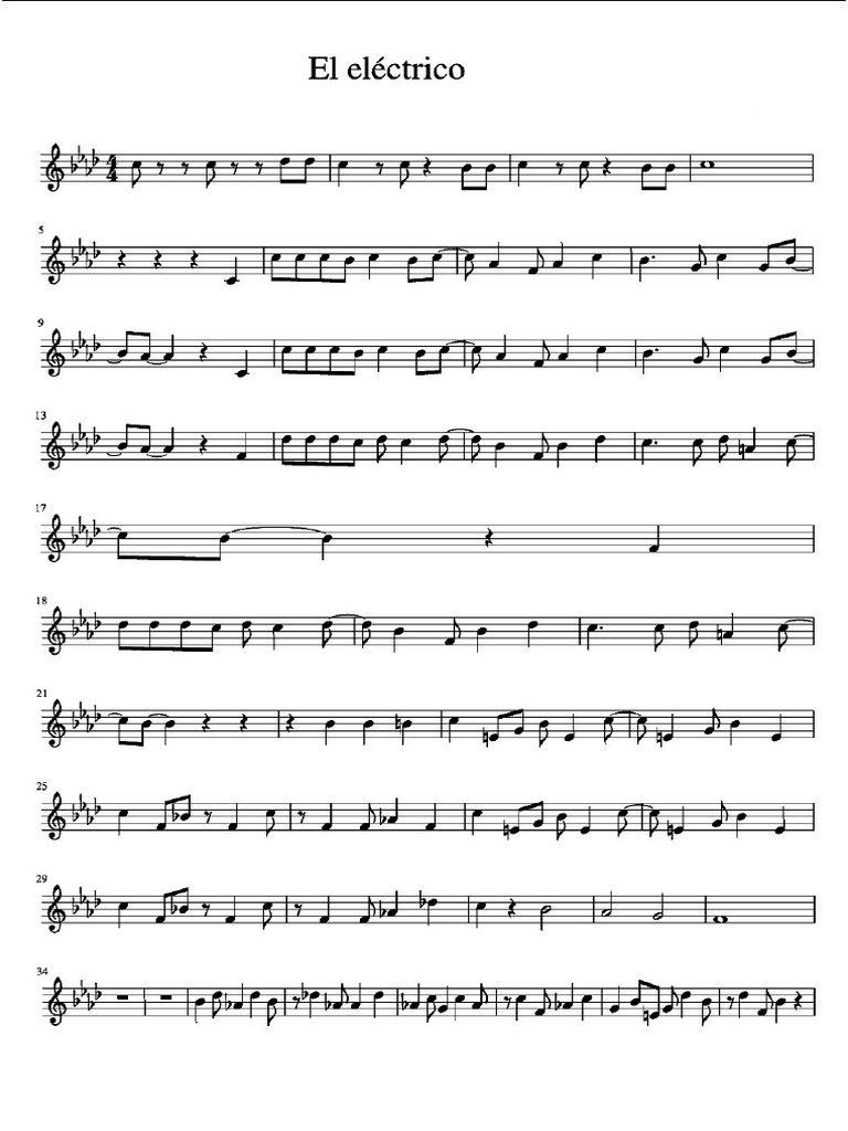 El Electrico Chico Trujillo Trompeta BB | PDF