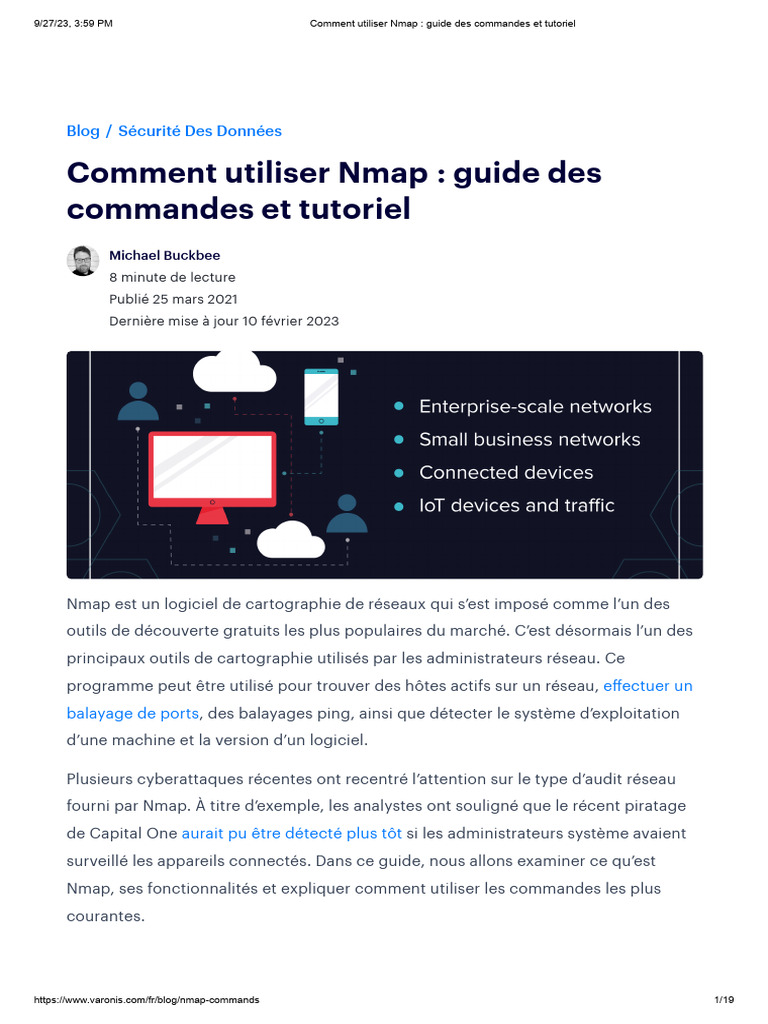 Comment Utiliser Nmap _ Guide Des Commandes Et Tutoriel | PDF