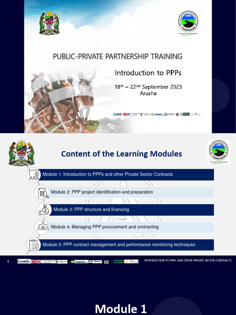 Training Session II - First Batch | PDF | Public–Private Partnership ...