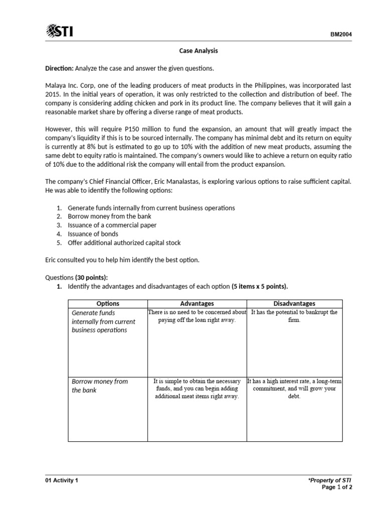 Abao 01 Activity 1 Fmarkets | PDF
