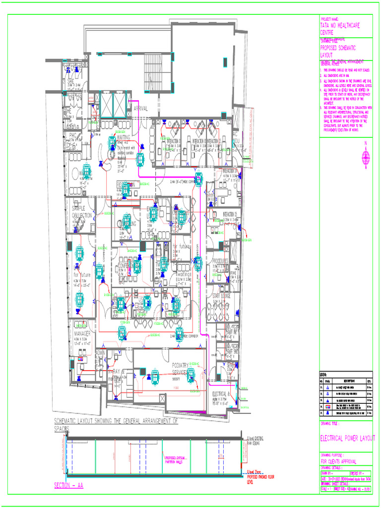 TATA MD - Health care centre- Electrical Power Layout 04082023 | PDF