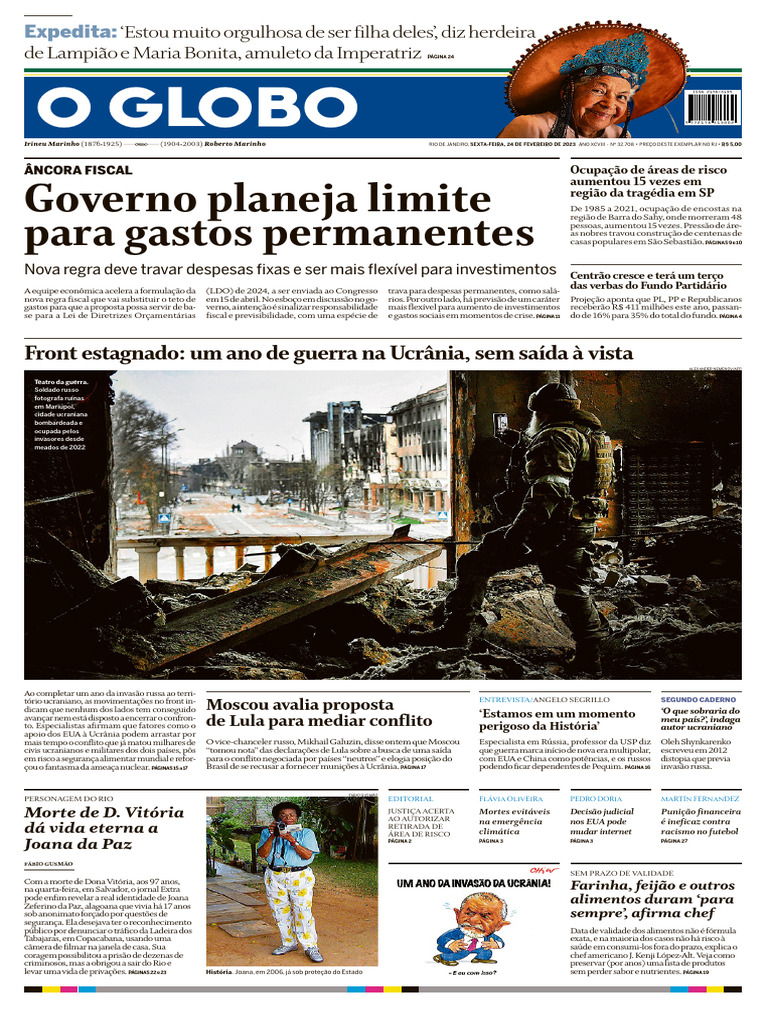 O Globo 24.02.23 © | PDF