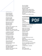 Color Esperanza - Diego Torres (Letra) | PDF