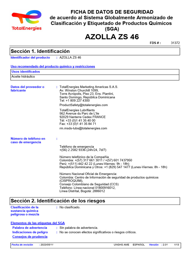 AZOLLA ZS 46 31372 America Spanish 20230511 | PDF