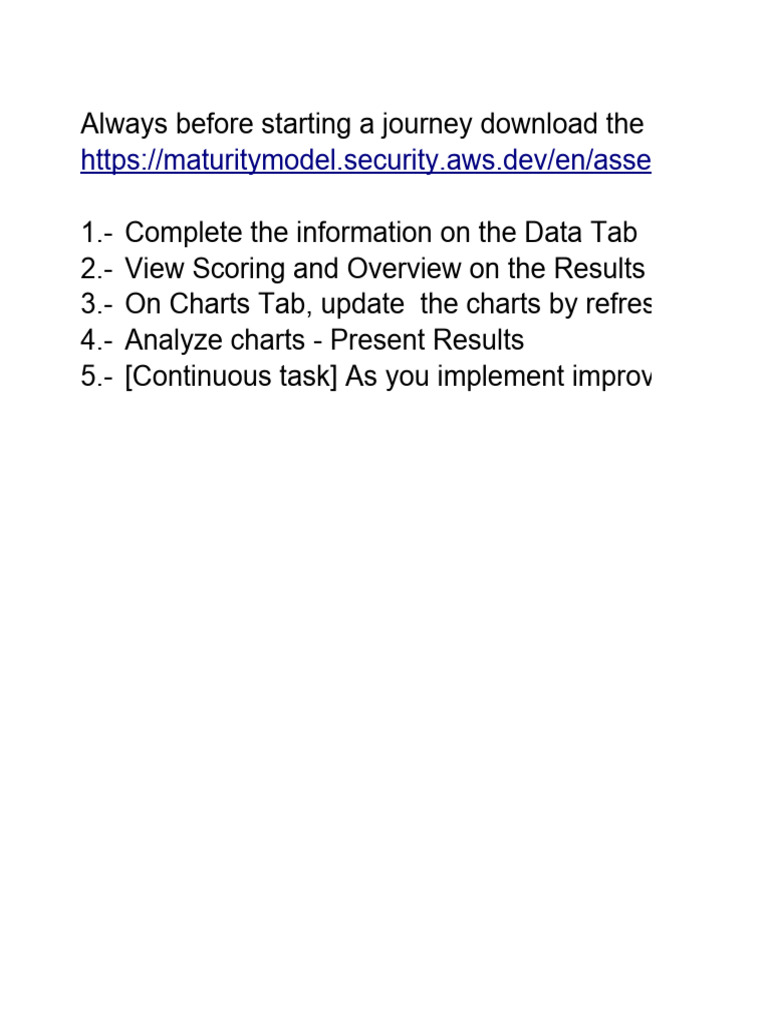 Aws Security Maturity Model Assessment Tool Excel.v3 | PDF | Security ...