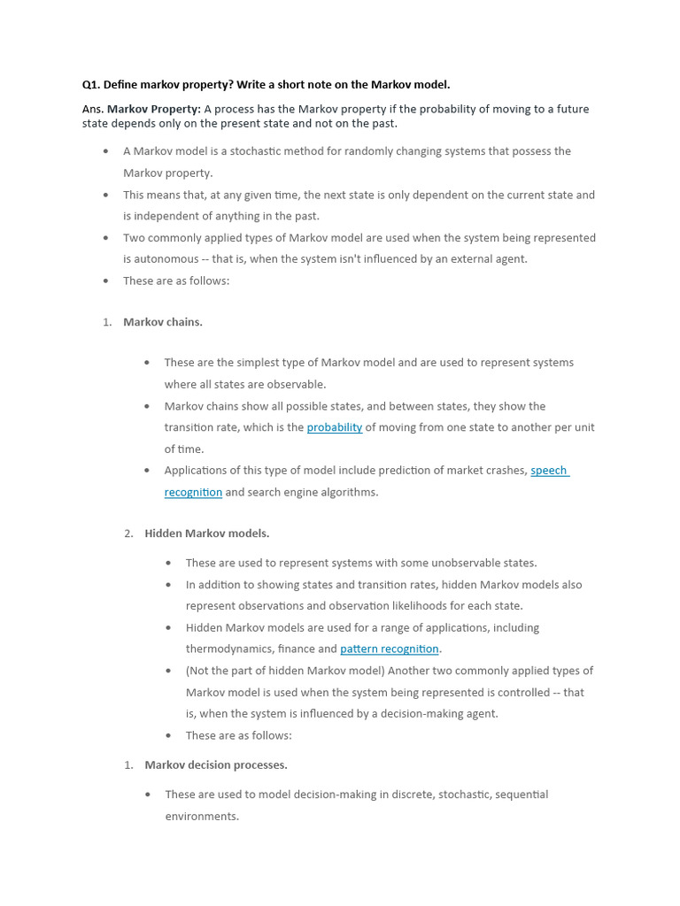 Markov Models & NLP Explained | PDF | Morphology (Linguistics) | Parsing
