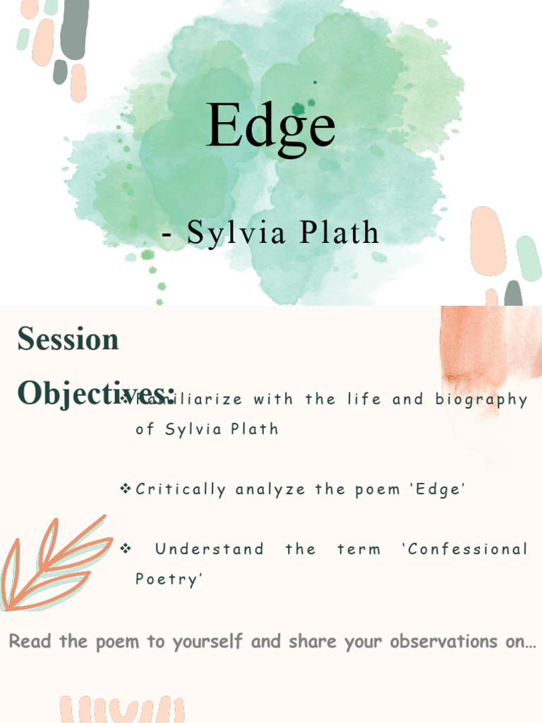 Sylvia Plath | PDF