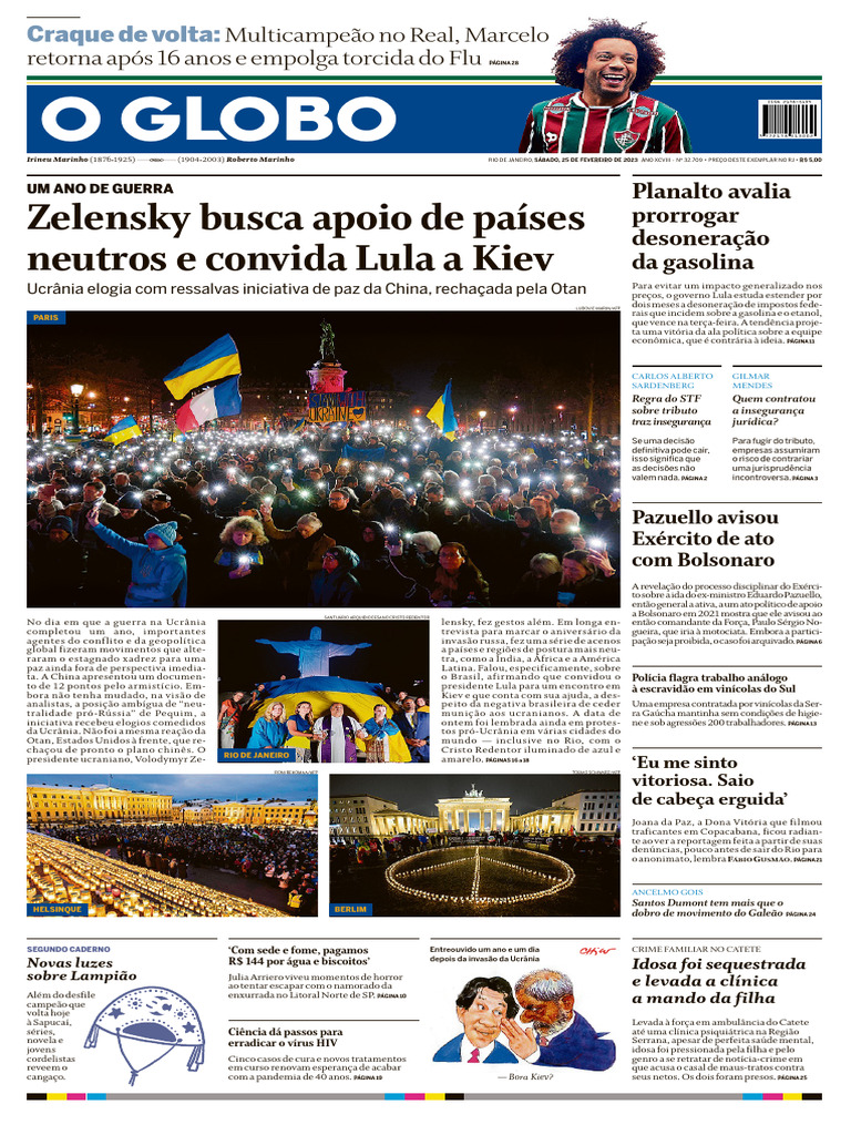 O Globo 25.02.23 © | PDF