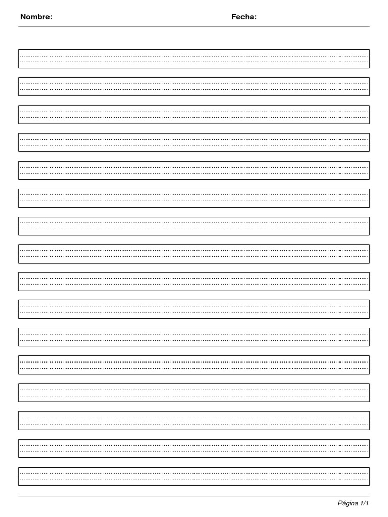 Plantilla Escritura | PDF