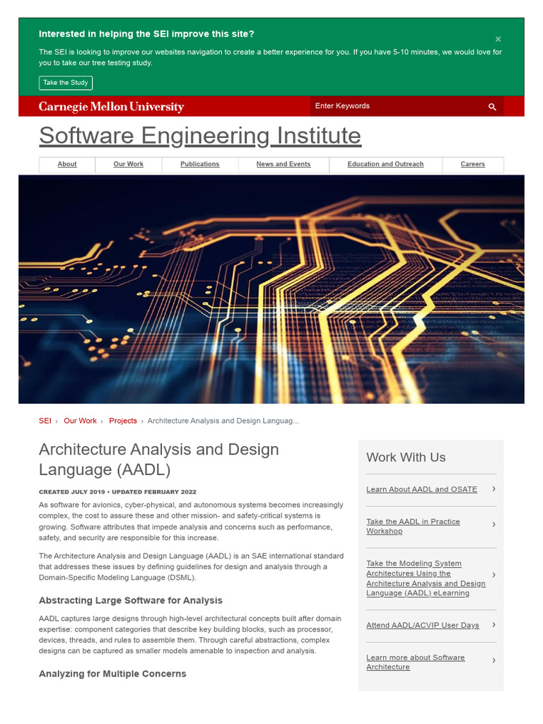 Architecture Analysis And Design Language Aadl Pdf
