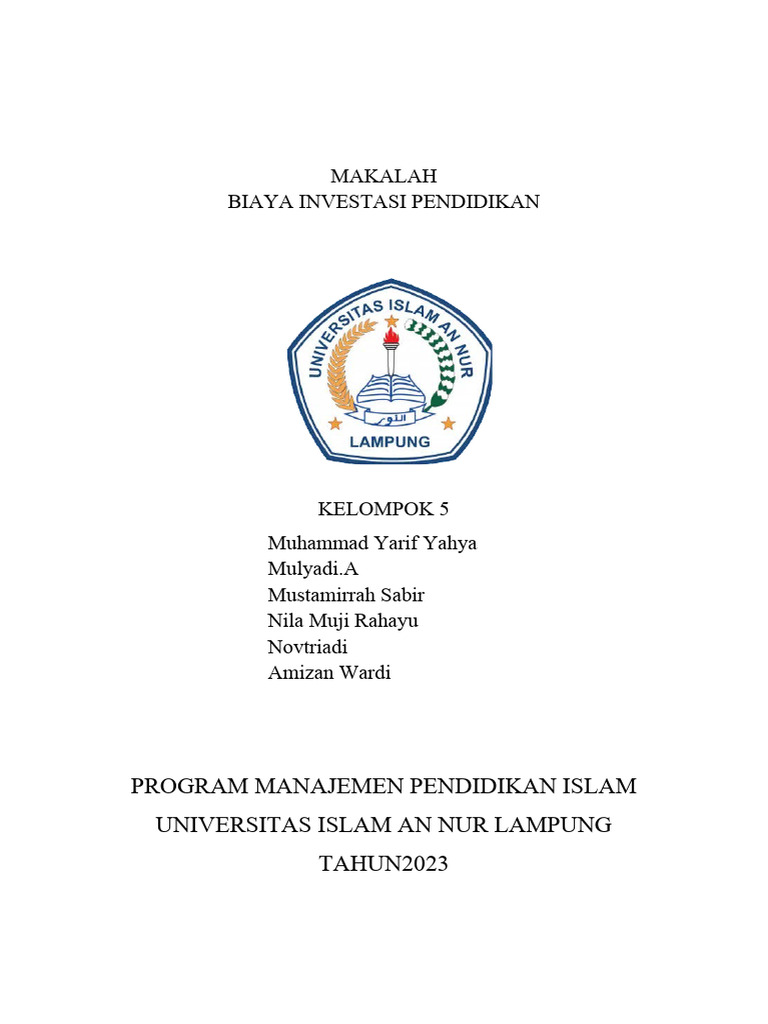 Makalah Kelompok 5 | PDF