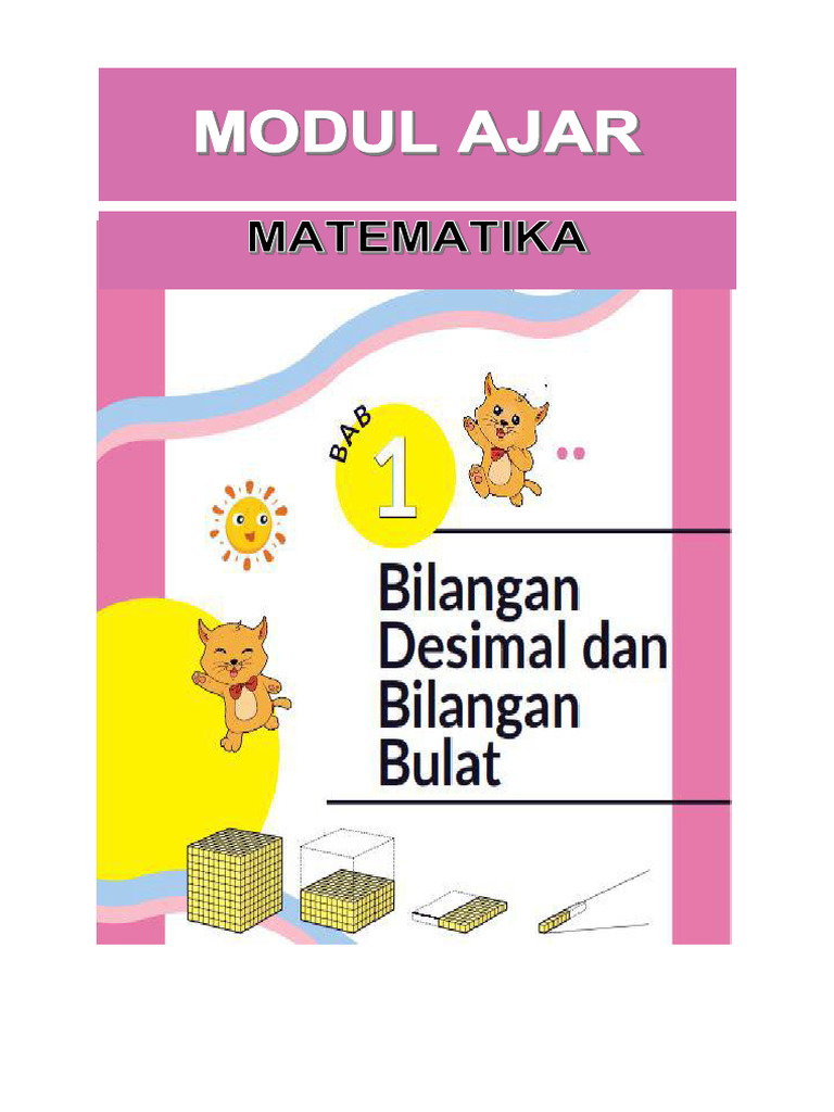 MODUL AJAR Bab 1. Bilangan Desimal Dan Bilangan Bulat | PDF