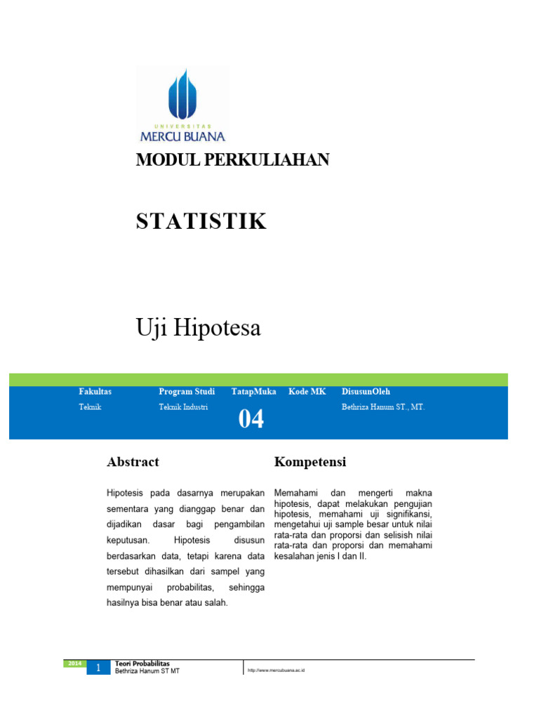 Hipotesa | PDF