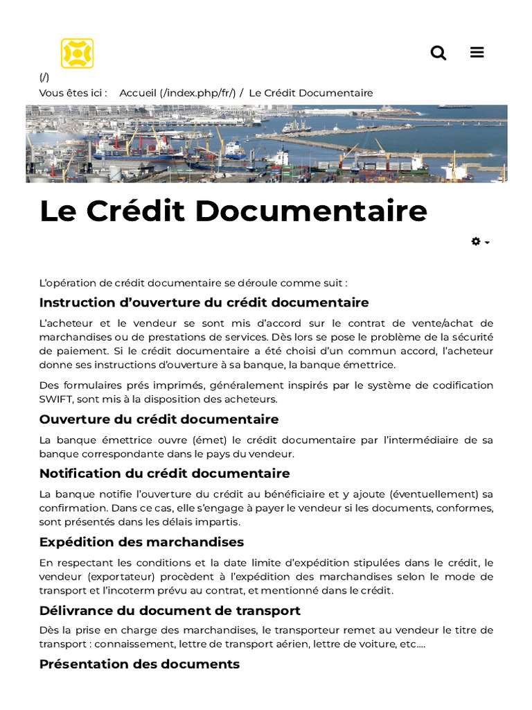 Le Crédit Documentaire | PDF