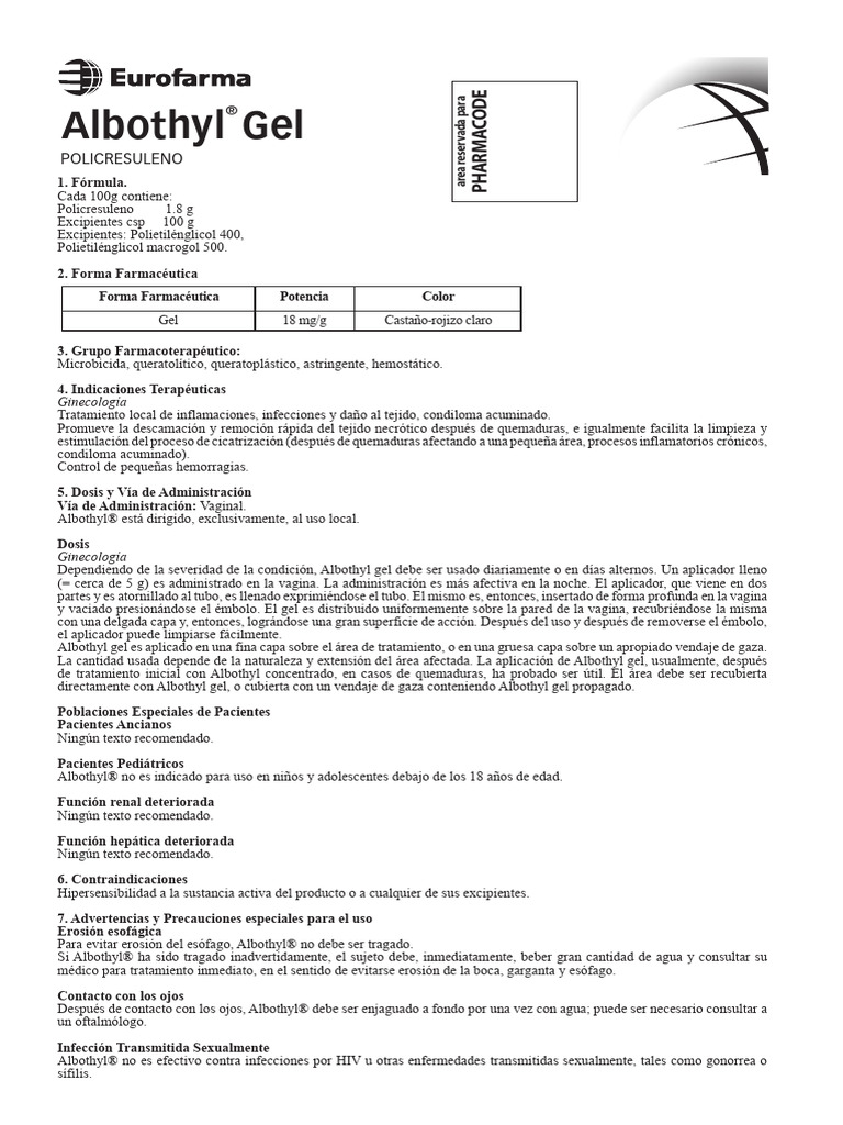Bula Albothyl | PDF