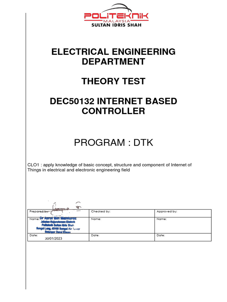 Test IBC Sesi II 2023 | PDF