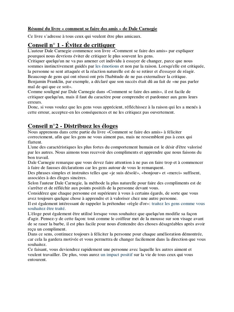 Résumé Du Livre | PDF