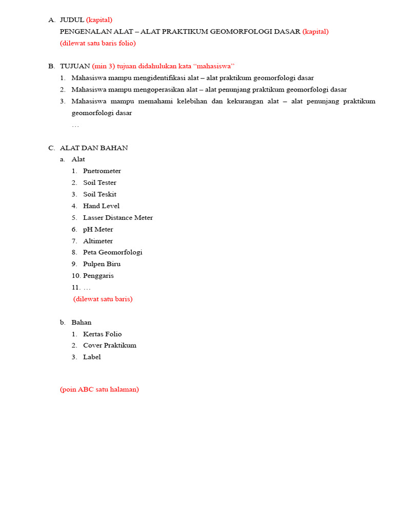 Format Laprak Pengenalan Alat | PDF | Sains & Matematika