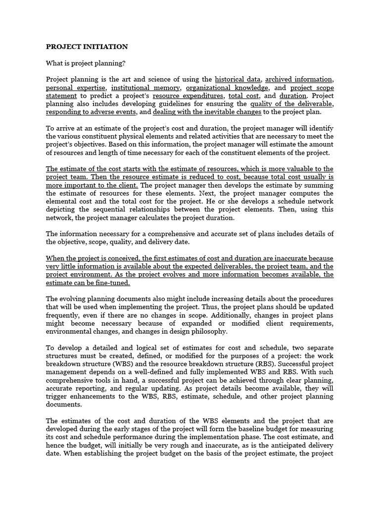 Cos2 Project Initiation | PDF