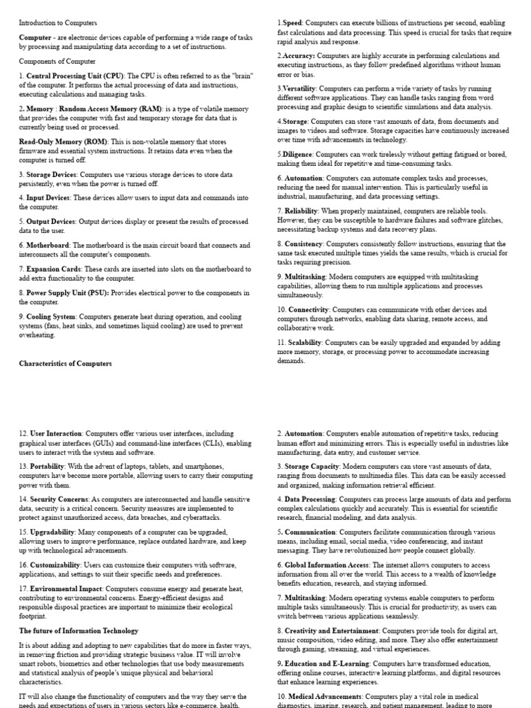 It Reviewer | PDF | Operating System | Computer Data Storage It Reviewer | PDF | Operating System | Computer Data Storage