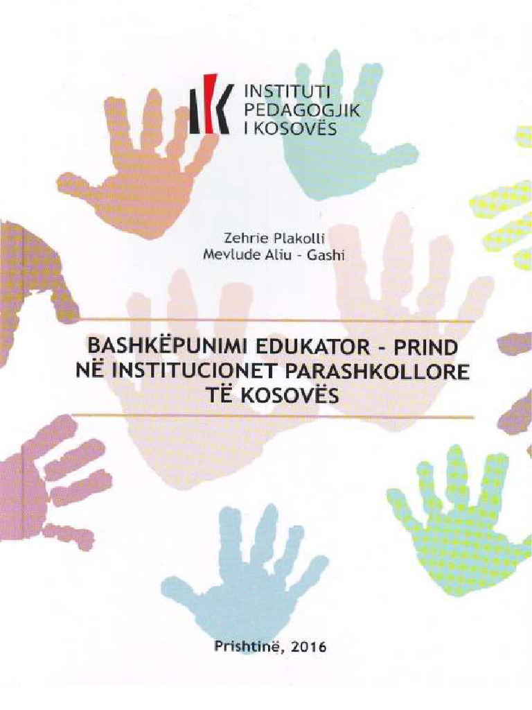 Bashkepunimi-edukator-prind-ne-institucionet-parashkollore-te-Kosoves | PDF