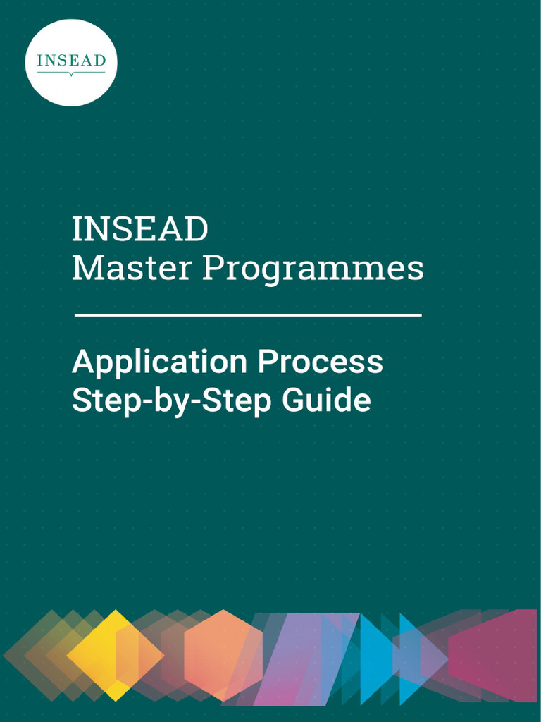 Insead Step by Step Guide | PDF