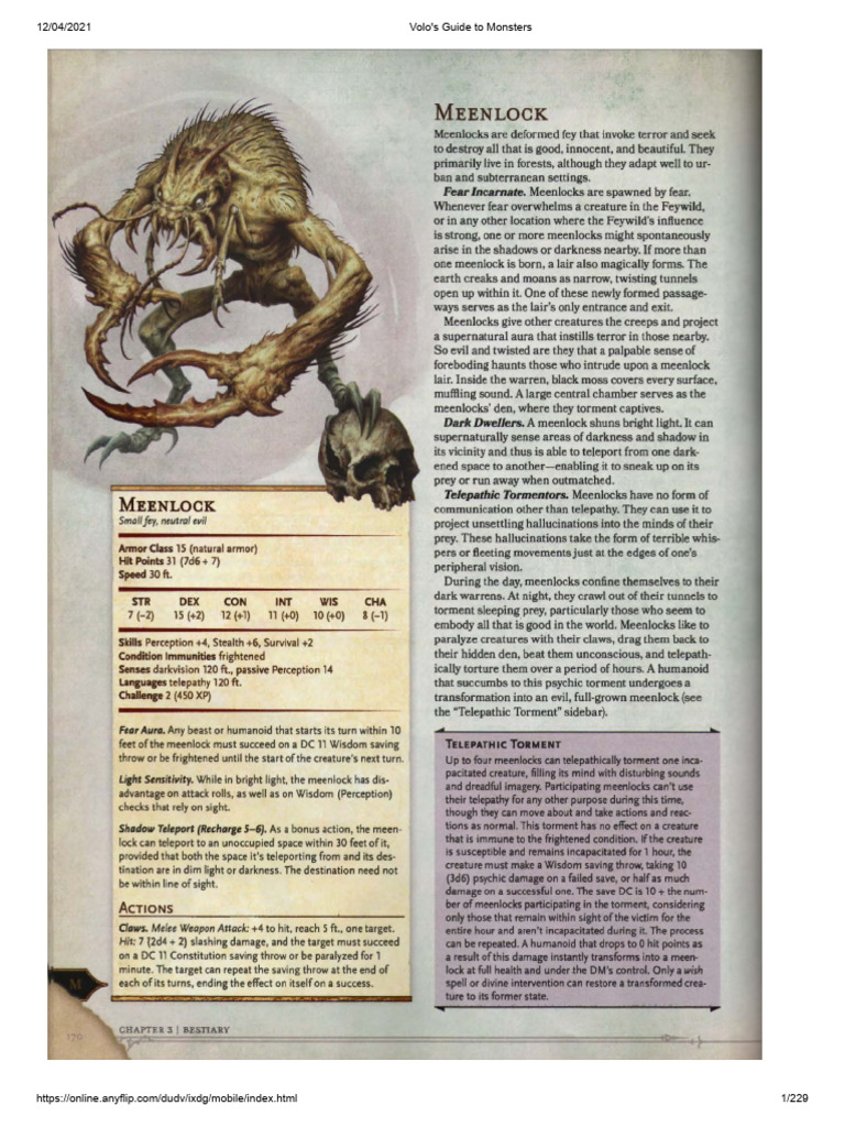 Volo's Guide To Monsters | PDF