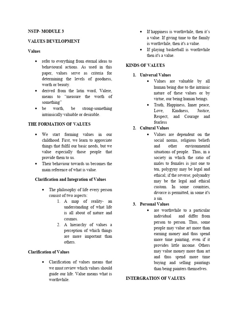 NSTP Module 3 Reviewer | PDF