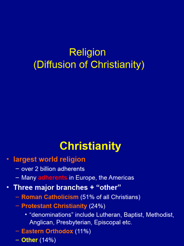 Christianity 2021 - 2022 | PDF | Christian Denomination | Protestantism