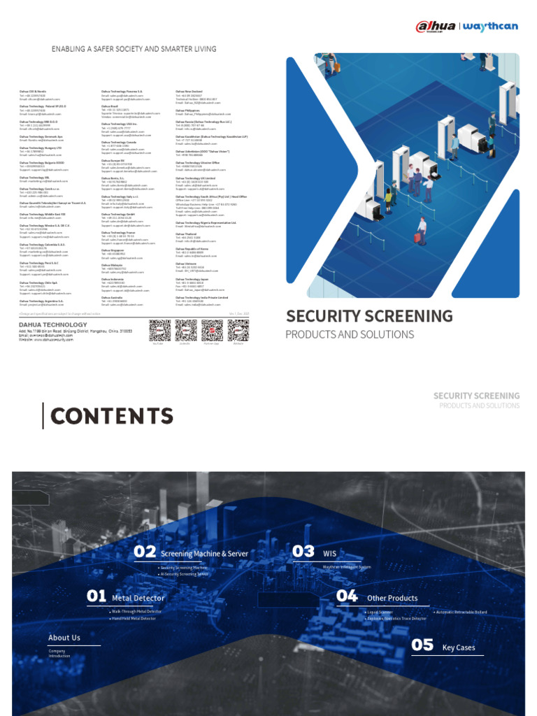 Catalog Dahua-Security-Screening V2.0 en 202204 - (28P) | PDF ...