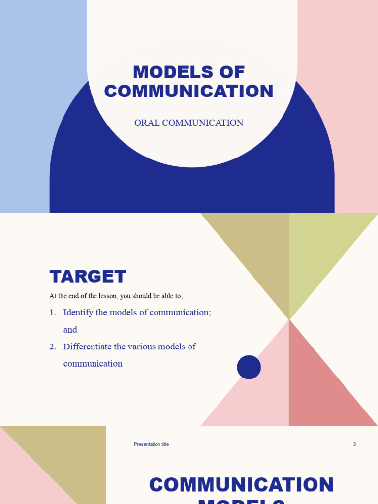 Models of Communication | PDF | Communication | Human Communication