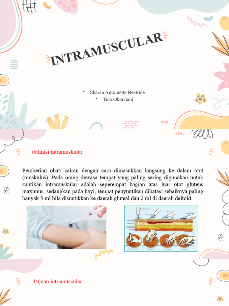 Kelompok Intramuscular Sharan Dan Tina | PDF