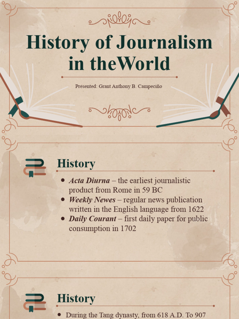 Evolution of Journalism Worldwide | PDF