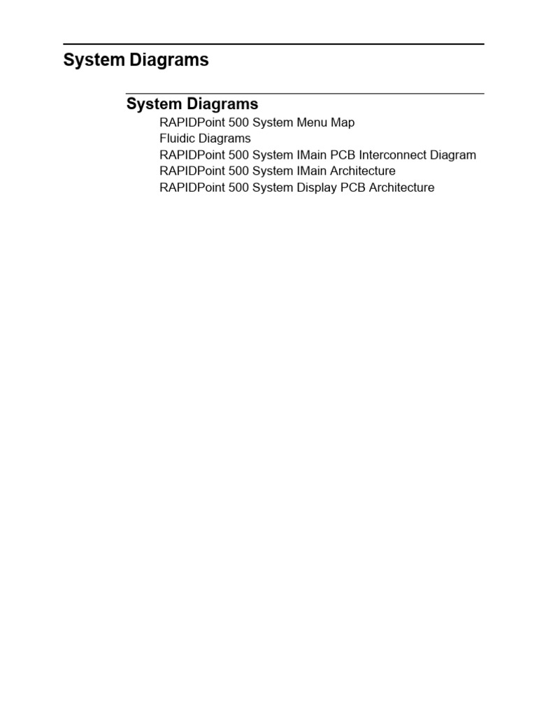 RP 500 System Diagrams | PDF