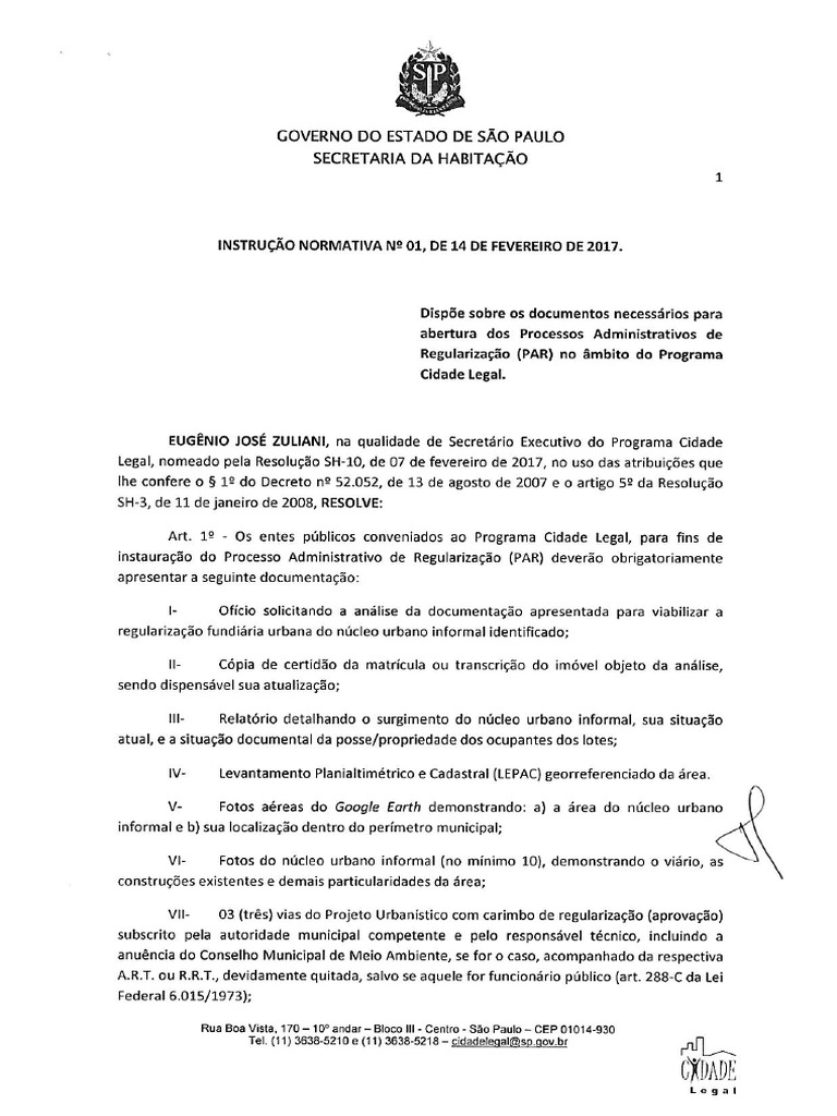 Cidade Legal IN01 Finalizado233 | PDF