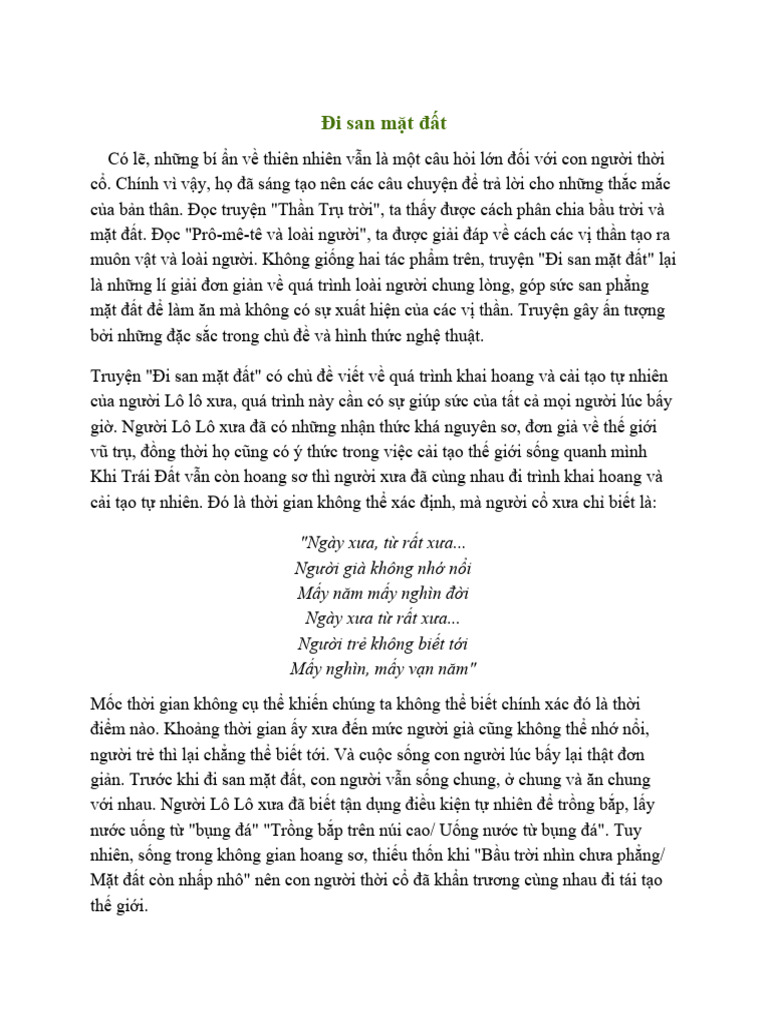 Đi san mặt đất | PDF