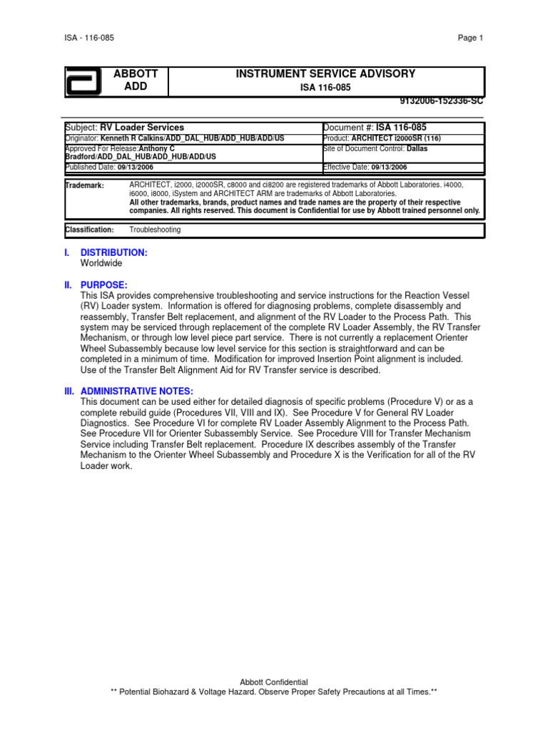 Ajustes RV Loader | PDF