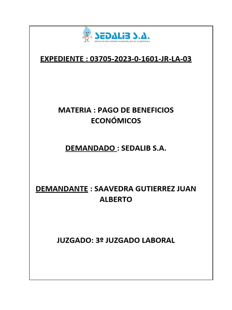 Caratula de Expediente | PDF