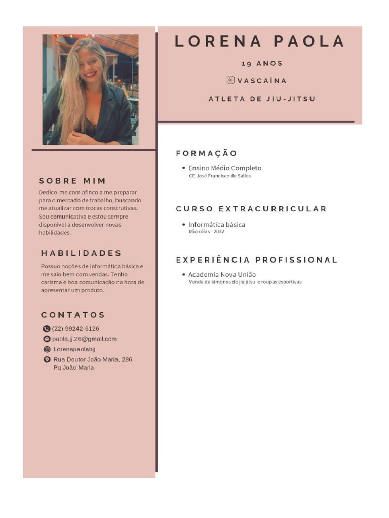 Curriculo Lorena | PDF