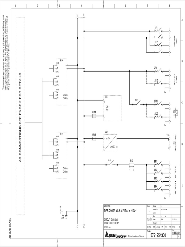Delta C2000 Circuit Wiring Diagram | PDF | Electrical Engineering