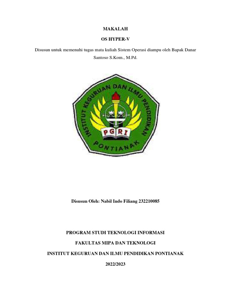 MAKALAH UTS (1) | PDF