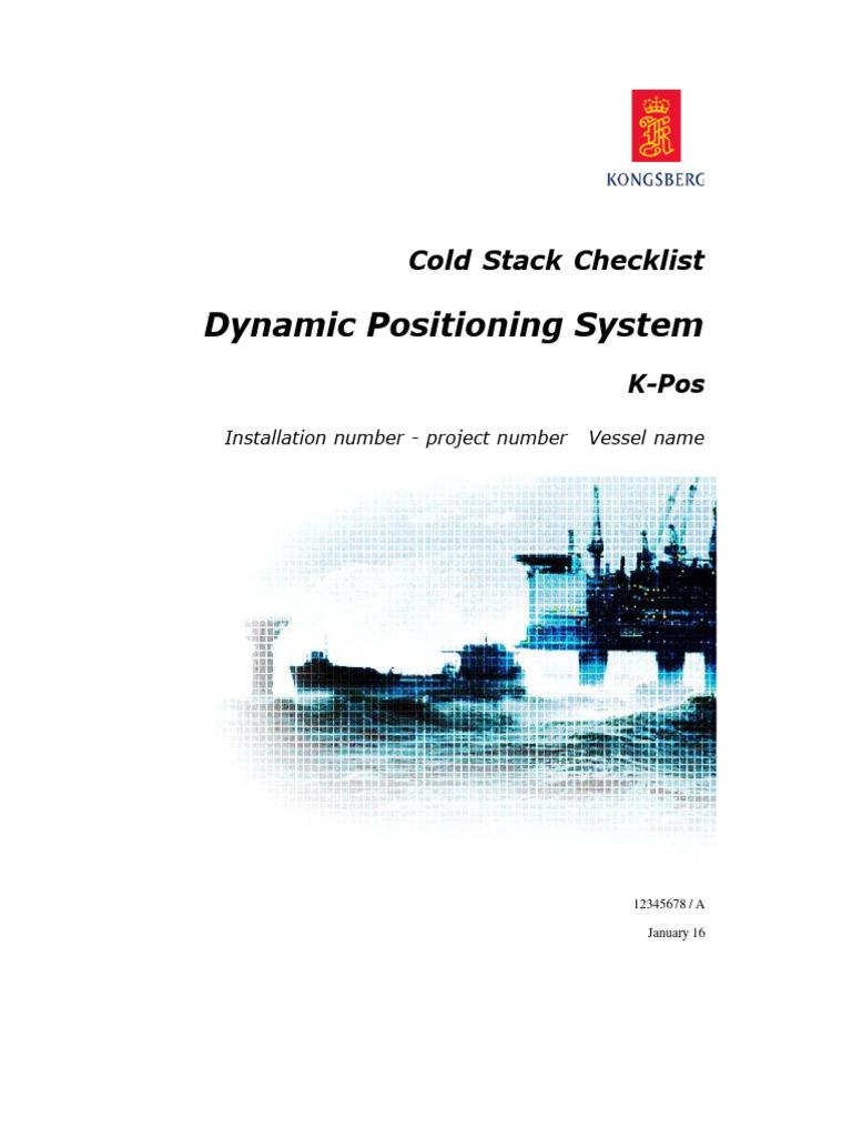 Cold Stack Checklist- DP | PDF