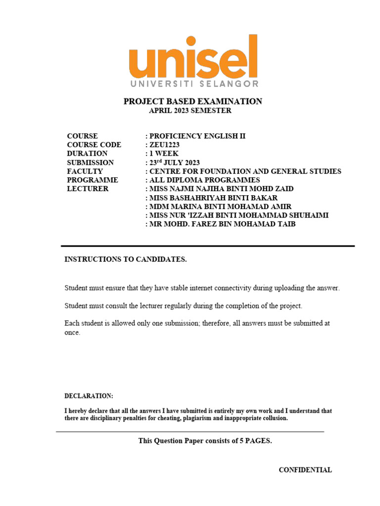 Prof Engl 2 PBE Group Work April2023 | PDF