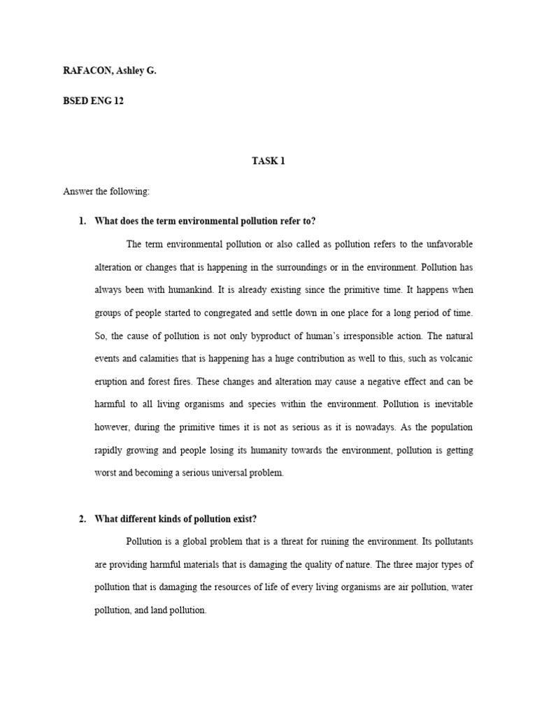 ECOSYSTEM - Task 1 | PDF