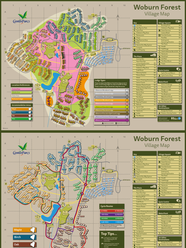 Woburn Forest Village Map Guide | PDF