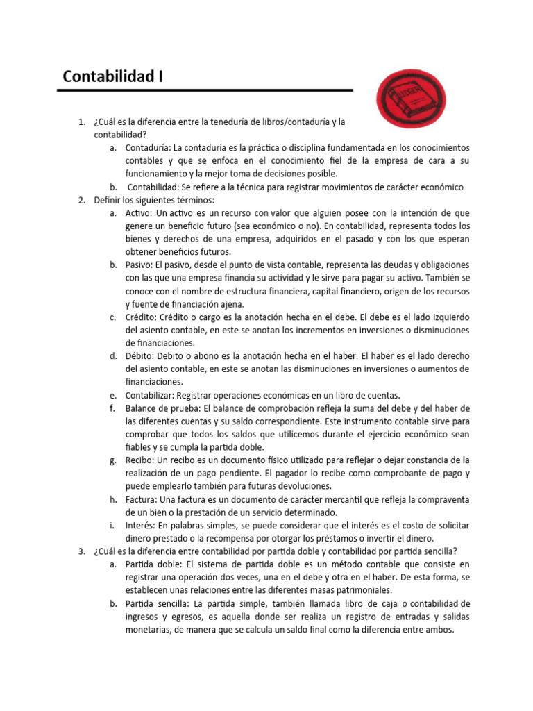 Contabilidad 1 | PDF | Contabilidad | Industrias de servicio