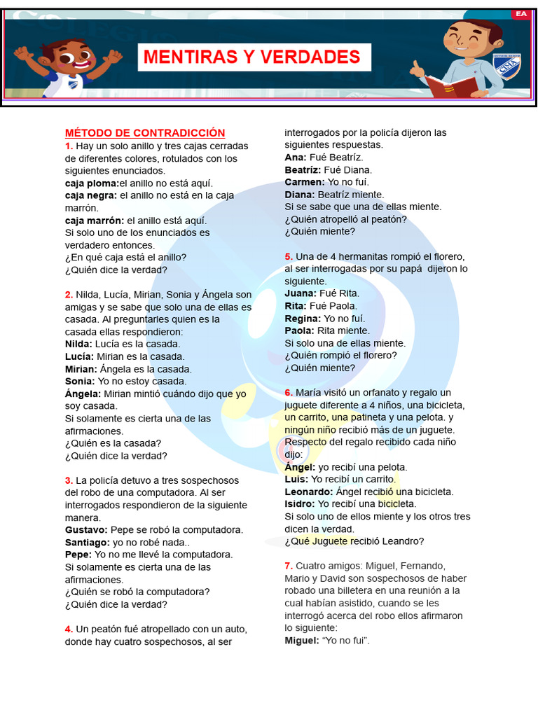 Verdades Y Mentiras Pdf