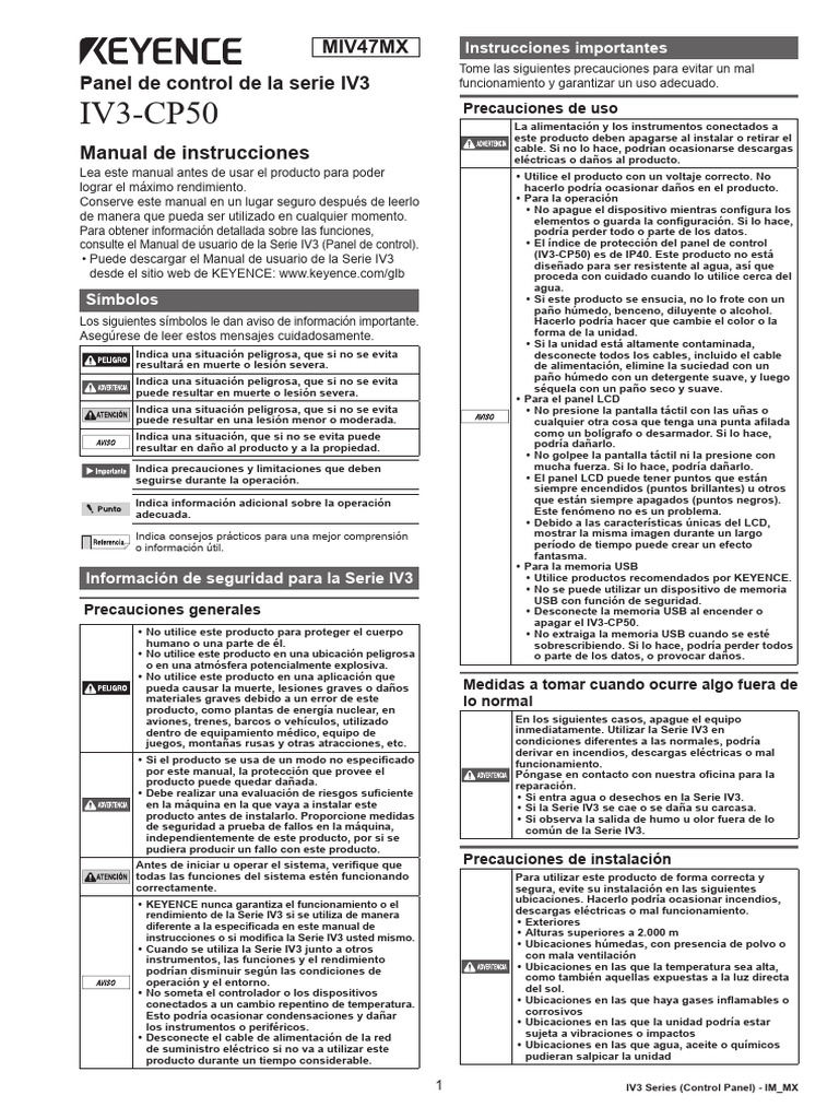 As 124629 Iv3-Cp50 Im 16962MX KMX MX 2012 1 | PDF | Conector eléctrico | USB