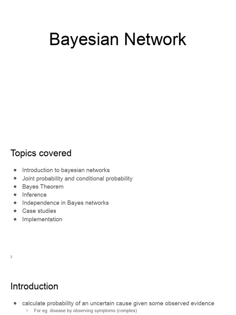 Bayesian Network | PDF