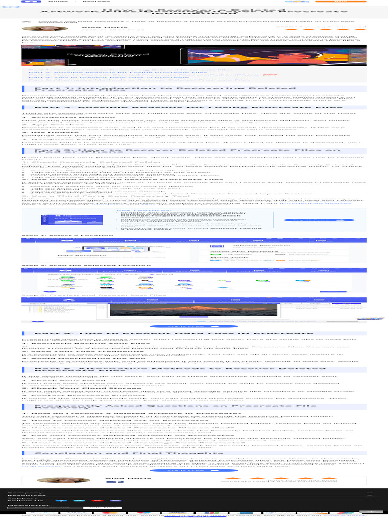 Lost Your Procreate Files Here's How To Recover Them Like A Pro | PDF